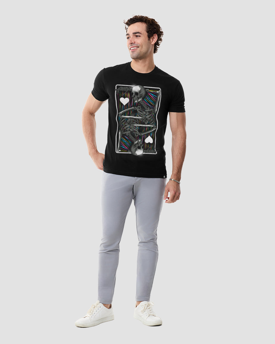 Skeleton Graphic Tee | Mens Skeleton Shirt & Skull Shirts | INTO THE AM